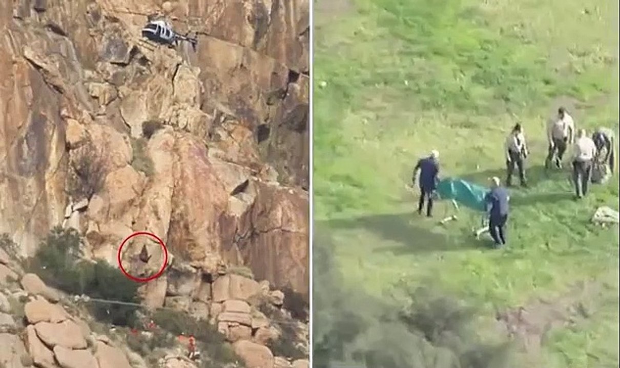 Mountaineers watch in horror as solo climber, 22, falls 200 feet to his ...