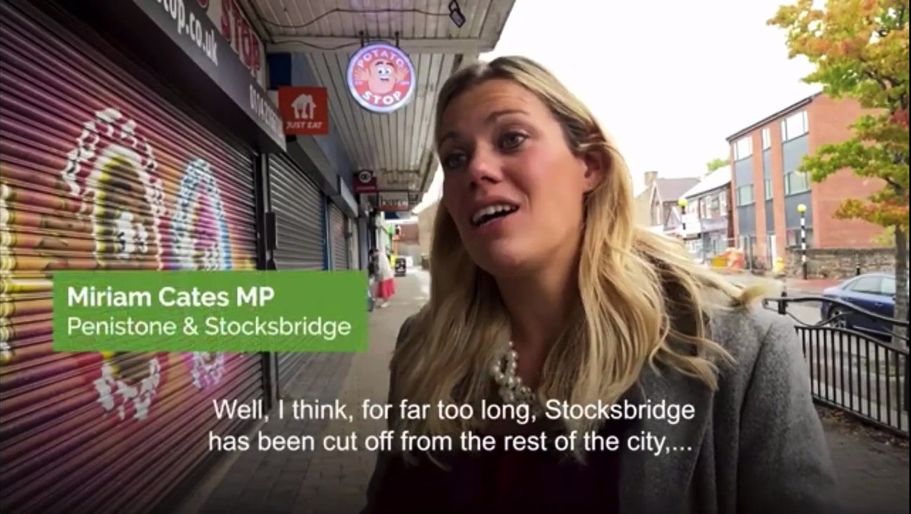 MP Miriam Cates and others in Stocksbridge talk about plans to ...