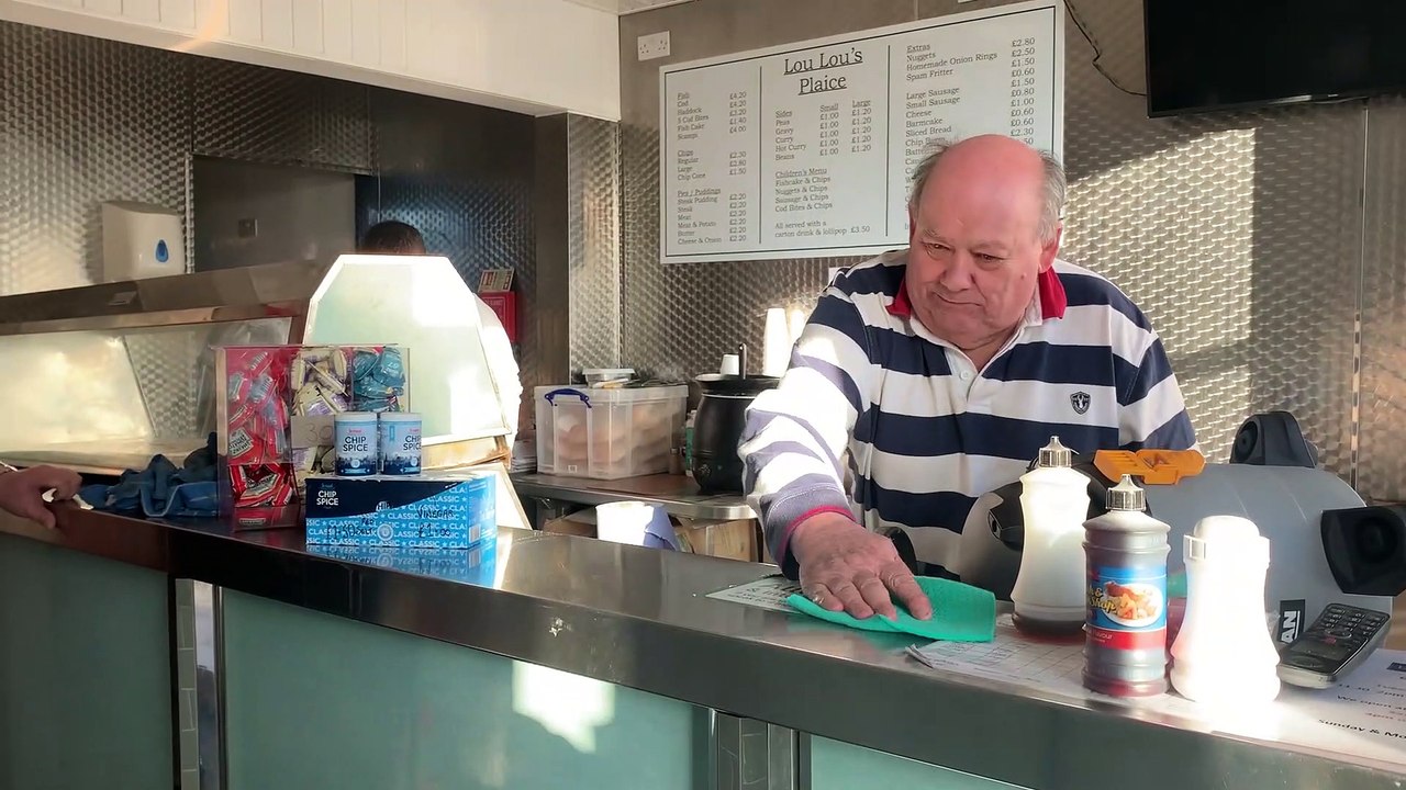 Chorley community supports Andy Shute at Lou Lou chip shop following ...