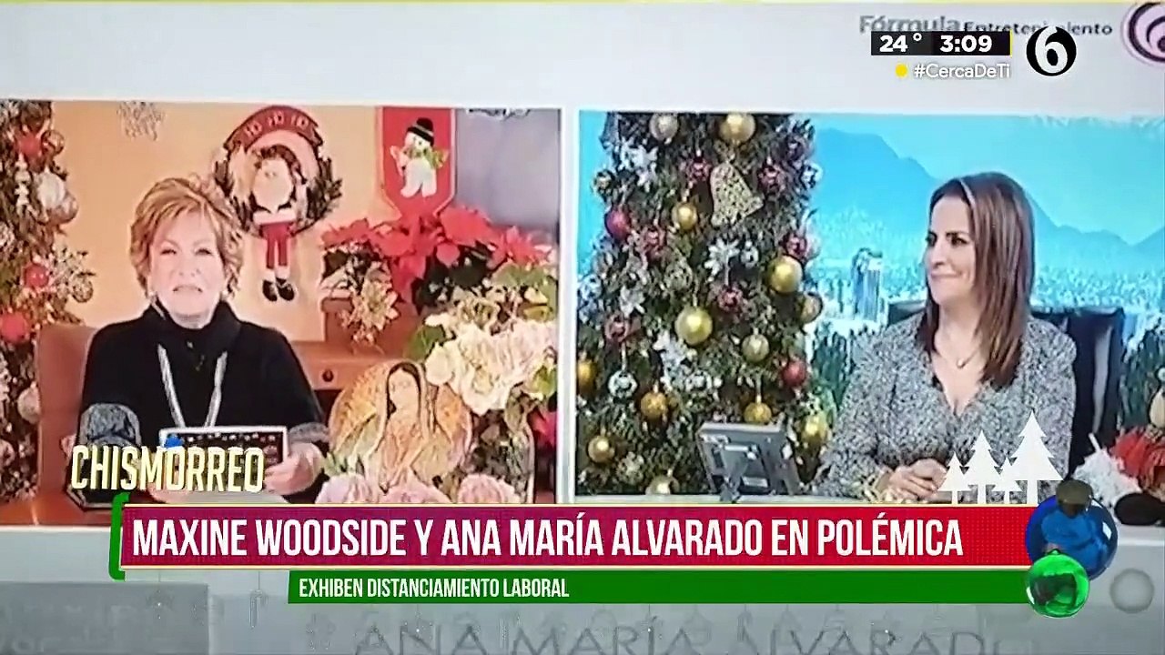 Ana María Alvarado aclara supuesta pelea con Maxine Woodside - Vídeo ...