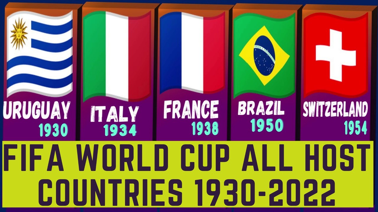 FIFA WORLD CUP ALL HOST COUNTRIES 1930-2022 - video Dailymotion
