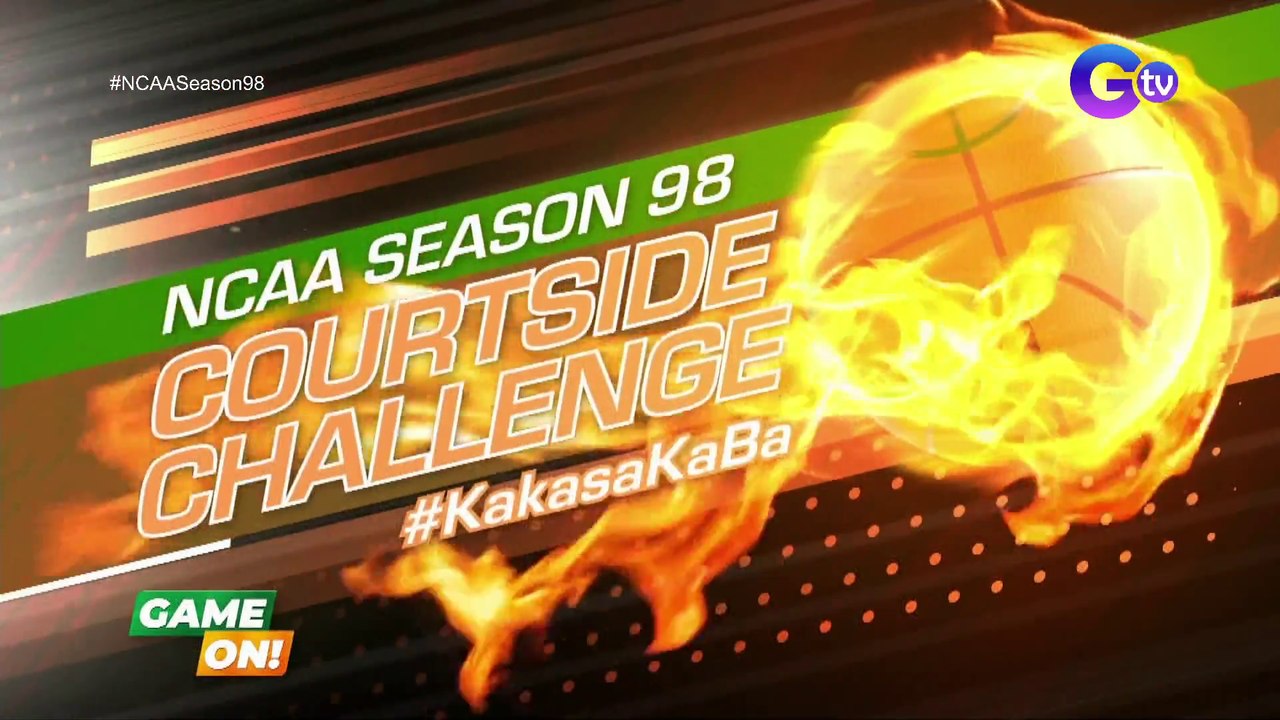 NCAA Season 98 | Courtside Challenge: Shawn Umali | Game On (Nov. 29 ...