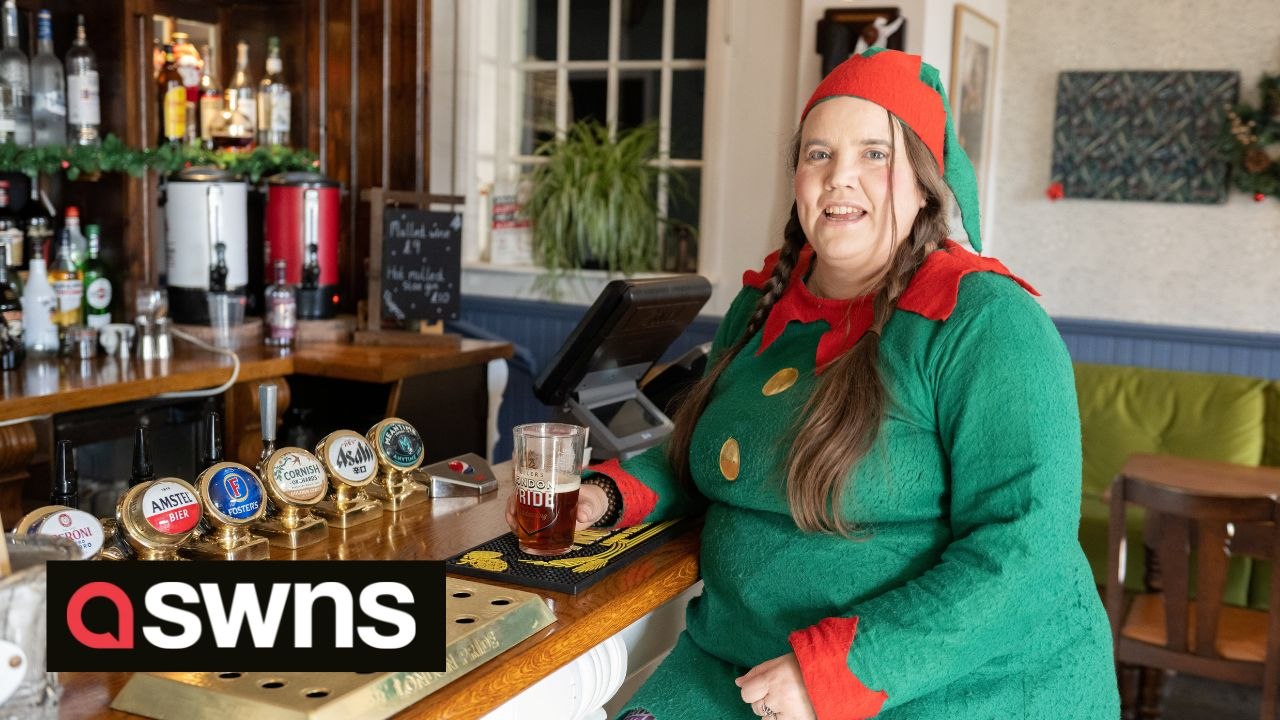 Woman spends every day in December dressed as an ELF to spread ...