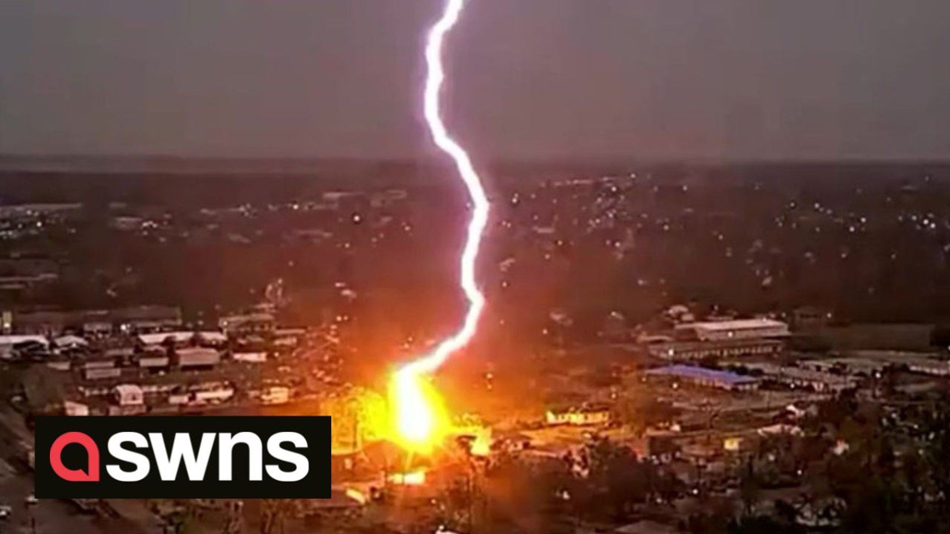 Lightning Strikes Camera Lightning Strike Caught On Camera In