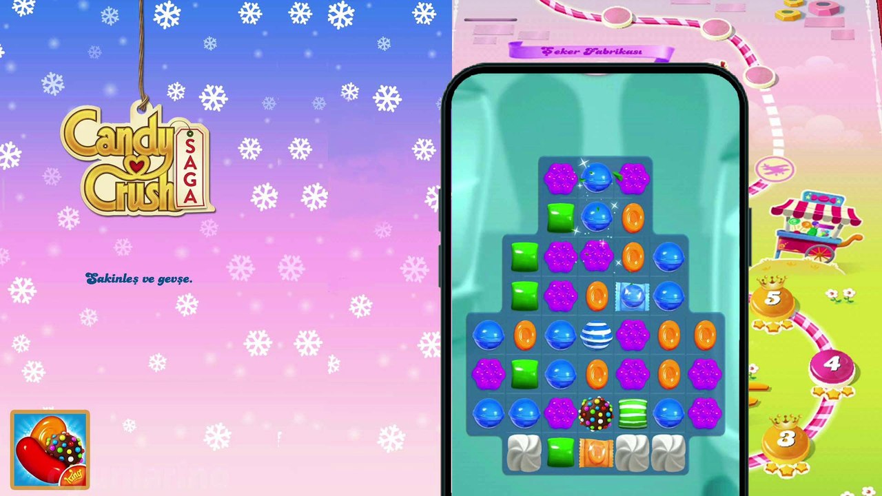 Candy Crush Saga Game Official Android IOS GamePlay Trailer ...
