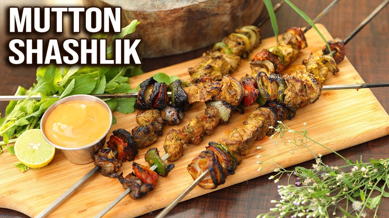 Mutton Shashlik Recipe | Easy Mutton Starter By Varun | Recipes for ...
