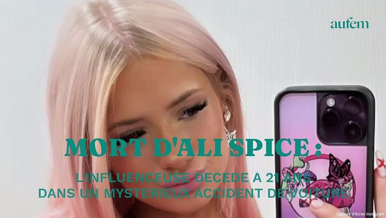 Mort d'Ali Spice : l'influenceuse décède à 21 ans dans un mystérieux ...