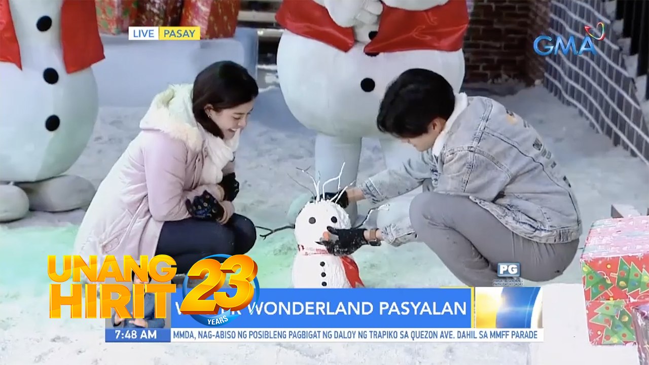 Winter Wonderland pasyalan kasama sina Shaira at Kaloy | Unang Hirit - video Dailymotion
