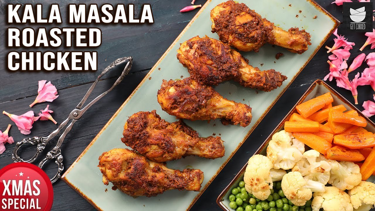 Kala Masala Roasted Chicken | Murgh Kala Masala | Indian Chicken Roast ...