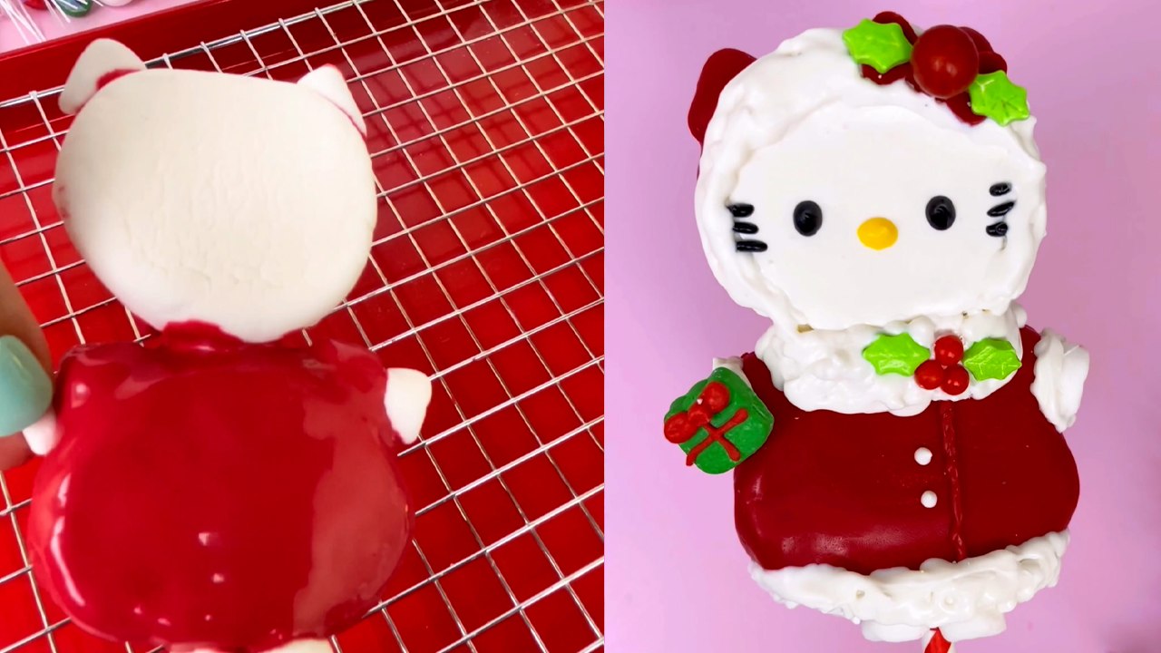 Pro woman creates adorable-looking Hello Kitty marshmallow pop for her ...