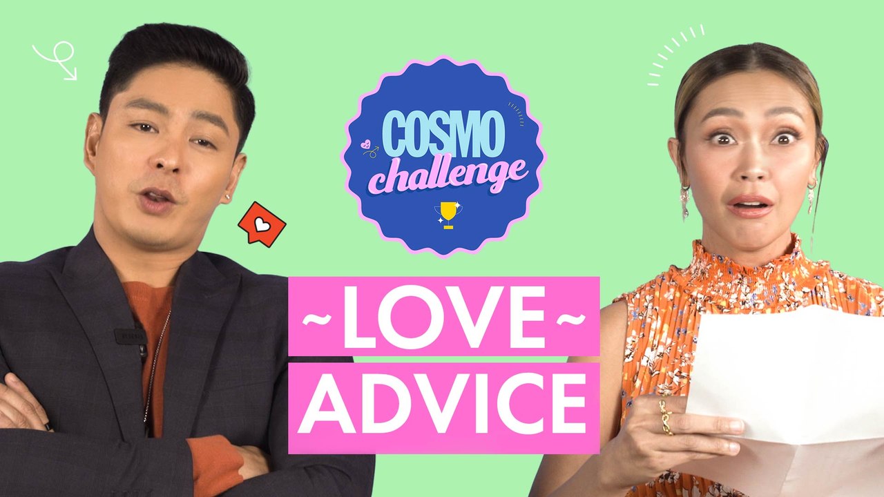 Love Advice, From Jodi Sta. Maria and Coco Martin | Cosmo Challenge ...