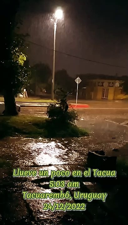 Llueve un poco en el Tacua, Tacuarembó, Uruguay (24/12/2022) - Vídeo ...