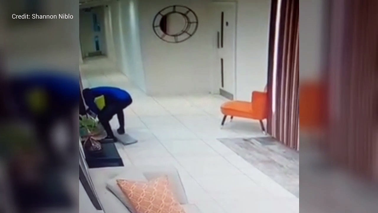 Ashford parcel theft caught on CCTV