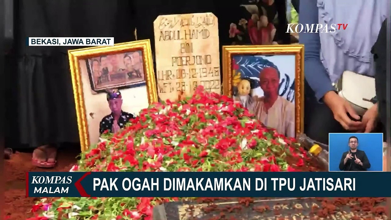 Pemakaman Abdul hamid, Pengisi Suara Pak Ogah Diiringi Tangis Haru Kehilangan - Video Dailymotion
