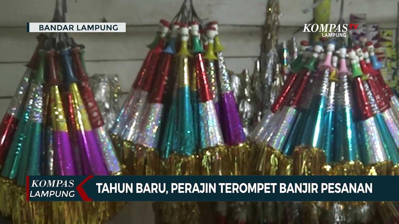 Momen Tahun Baru, Perajin Terompet Banjir Pesanan - Video Dailymotion