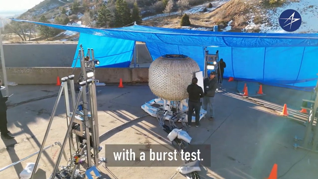 Inflatable Habitat Prototype Burst In Lockheed Martin Test - video ...