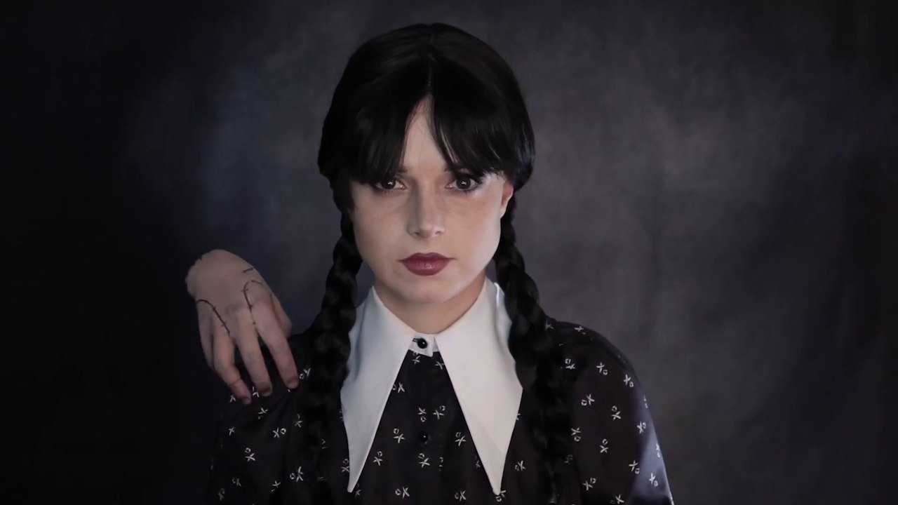 MAQUILLAJE MERLINA ADDAMS - Wednesday Addams Make up Tutorial - Vídeo ...