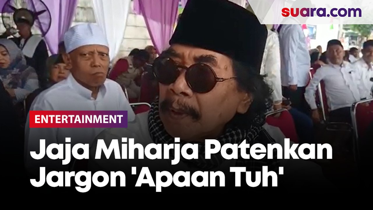 Jaja Miharja Patenkan Jargon 'Apaan Tuh', Boleh Digunakan Asalkan Tidak ...