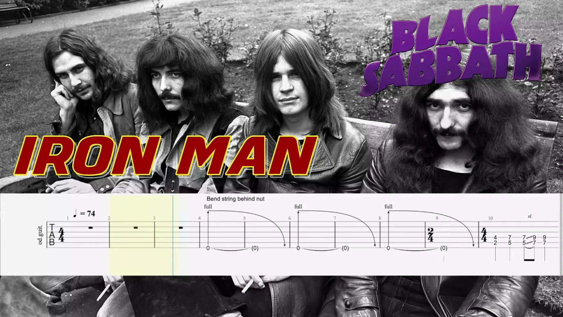 Black Sabbath Iron Man Album Cover