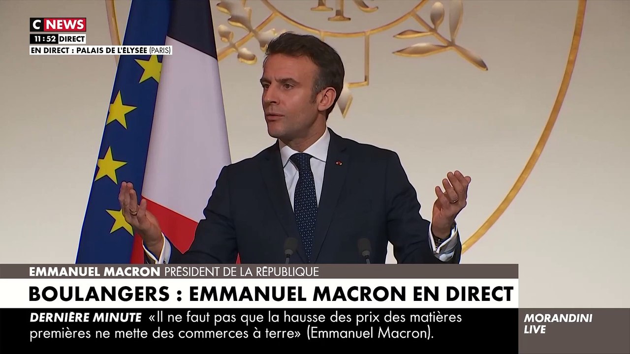 Voeux aux boulangers - Emmanuel Macron s'agace lors de son discours: "J'en ai ras-le-bol des ...