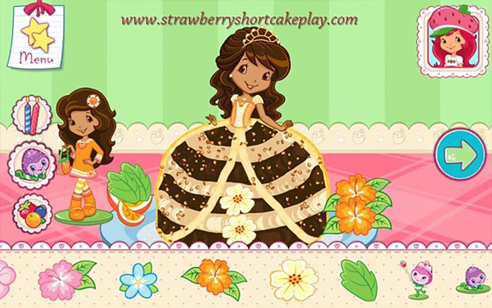 Strawberry Shortcake Princess Cake