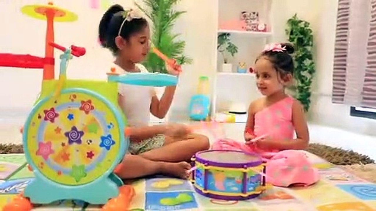 Anantya___Anaya_PRETEND_PLAY_with_Musical_Drum_Set..__%23Toys_%23NurseryRhymes_%23MyMissAnand ...