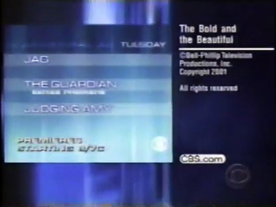 B&B CBS Split Screen Credits - video Dailymotion