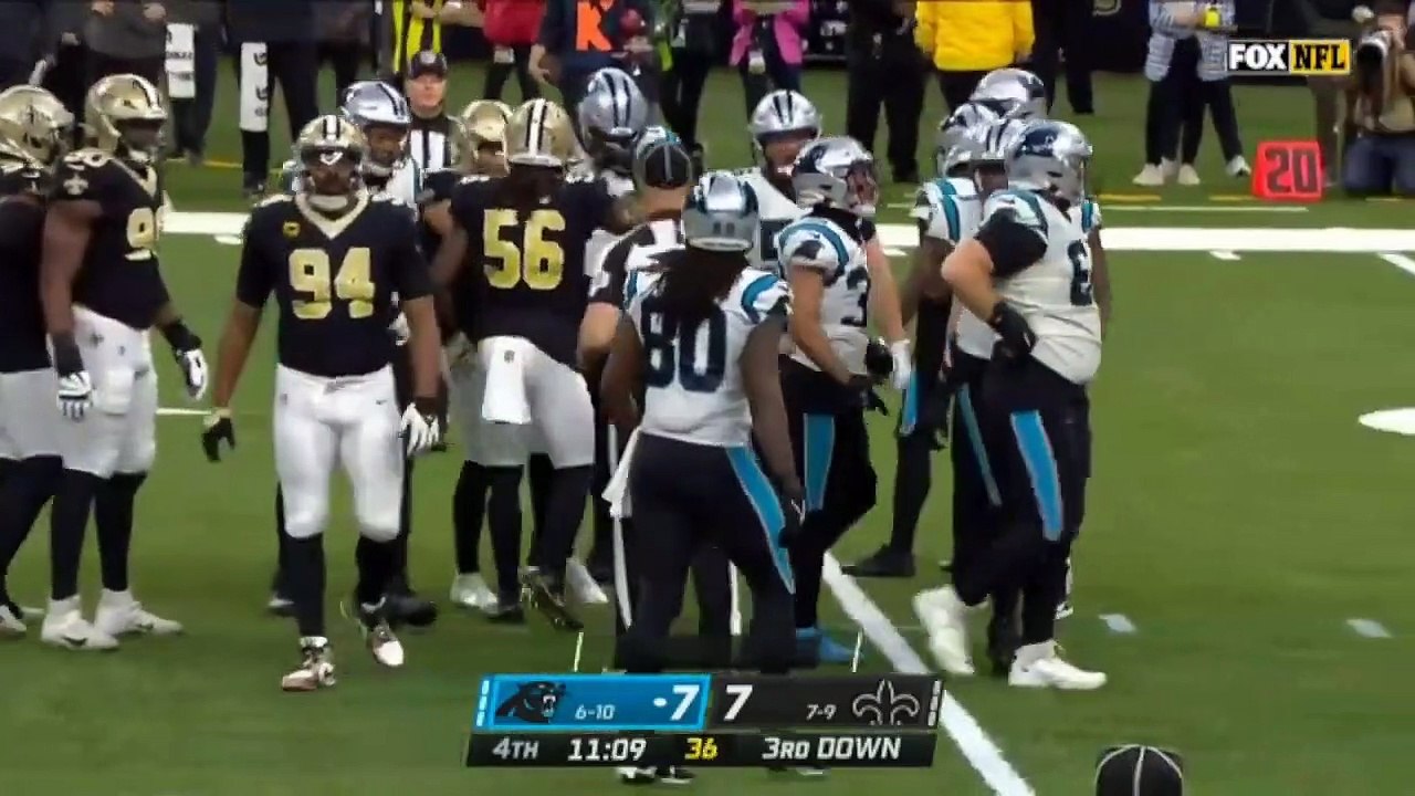 Carolina Panthers vs. New Orleans Saints Full Highlights 4th QTR _ NFL ...