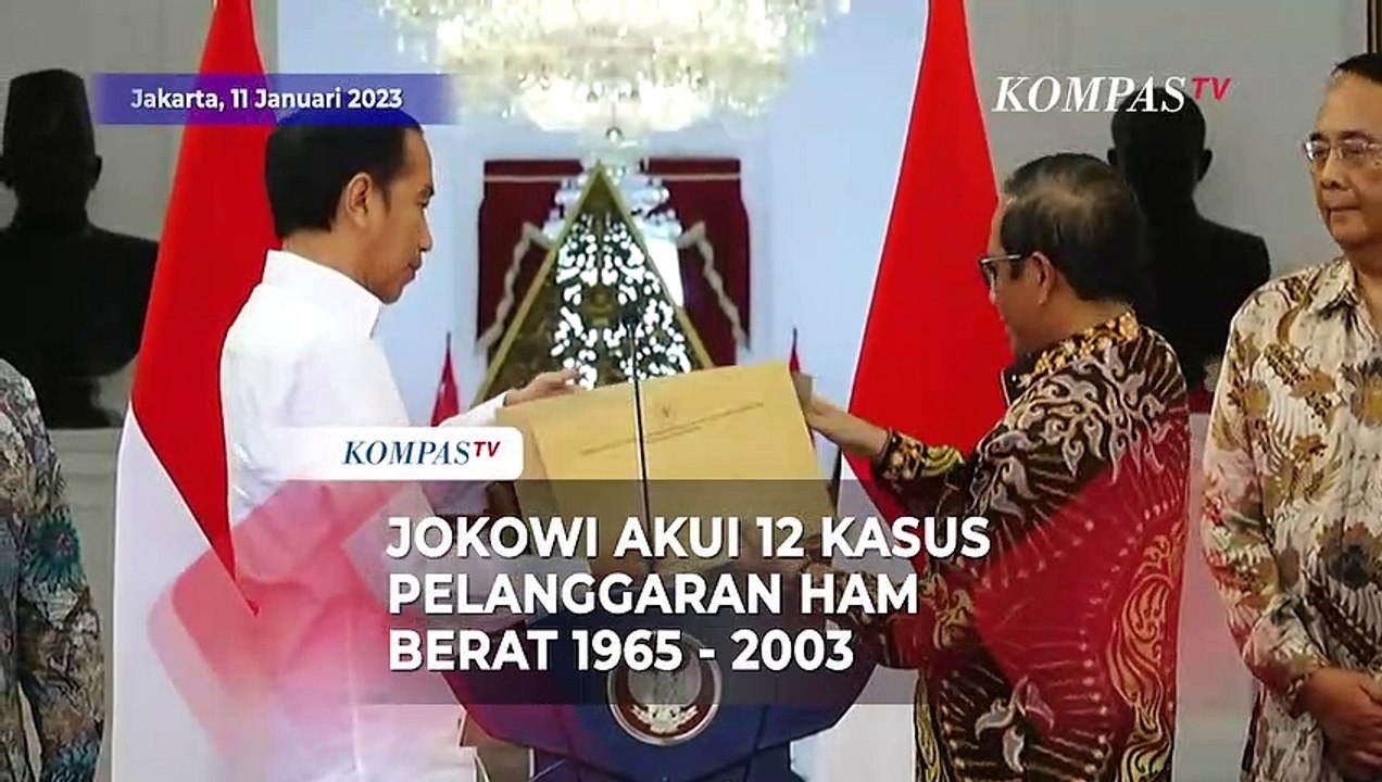 Presiden Jokowi Akui 12 Peristiwa Pelanggaran HAM Berat: 1965, Mei 1998, hingga Papua - Video ...