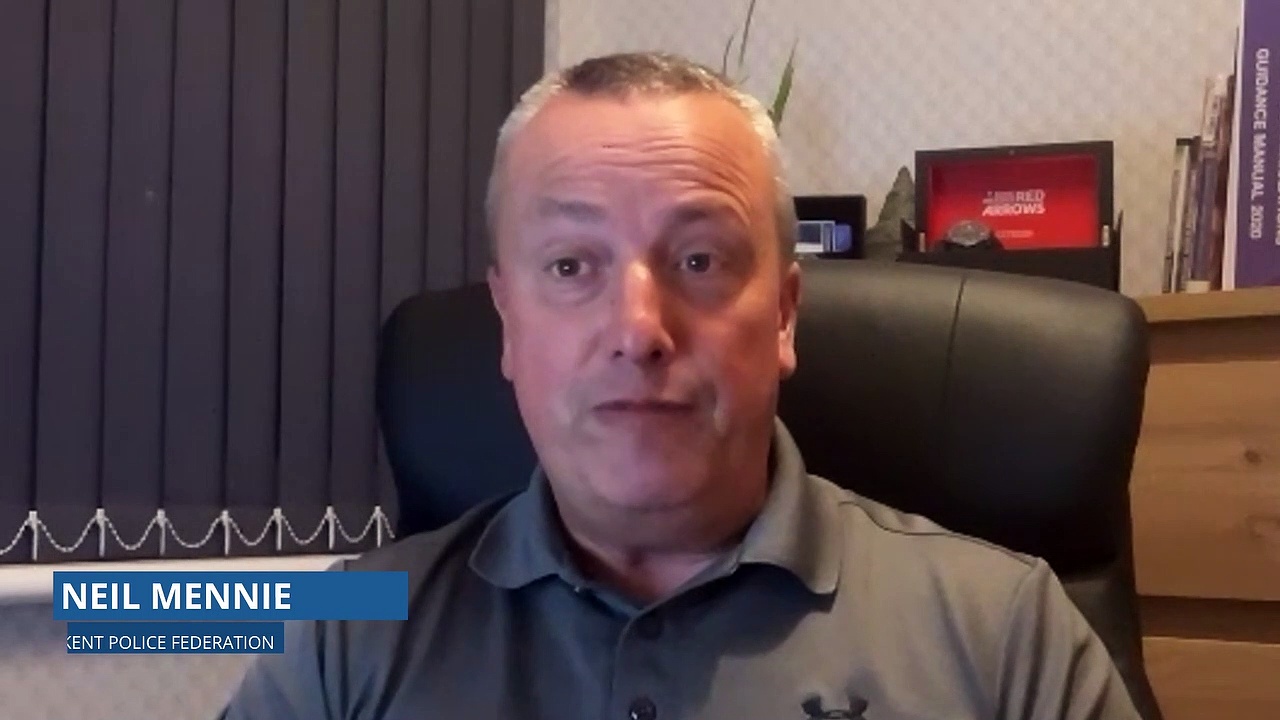 Neil Mennie is chair of the Kent Police Federation and is concerned ...