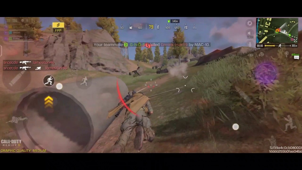 COD Mobile : 2 Finger Pro HUD + Sensitivity Settings | Destroying 3 4 ...