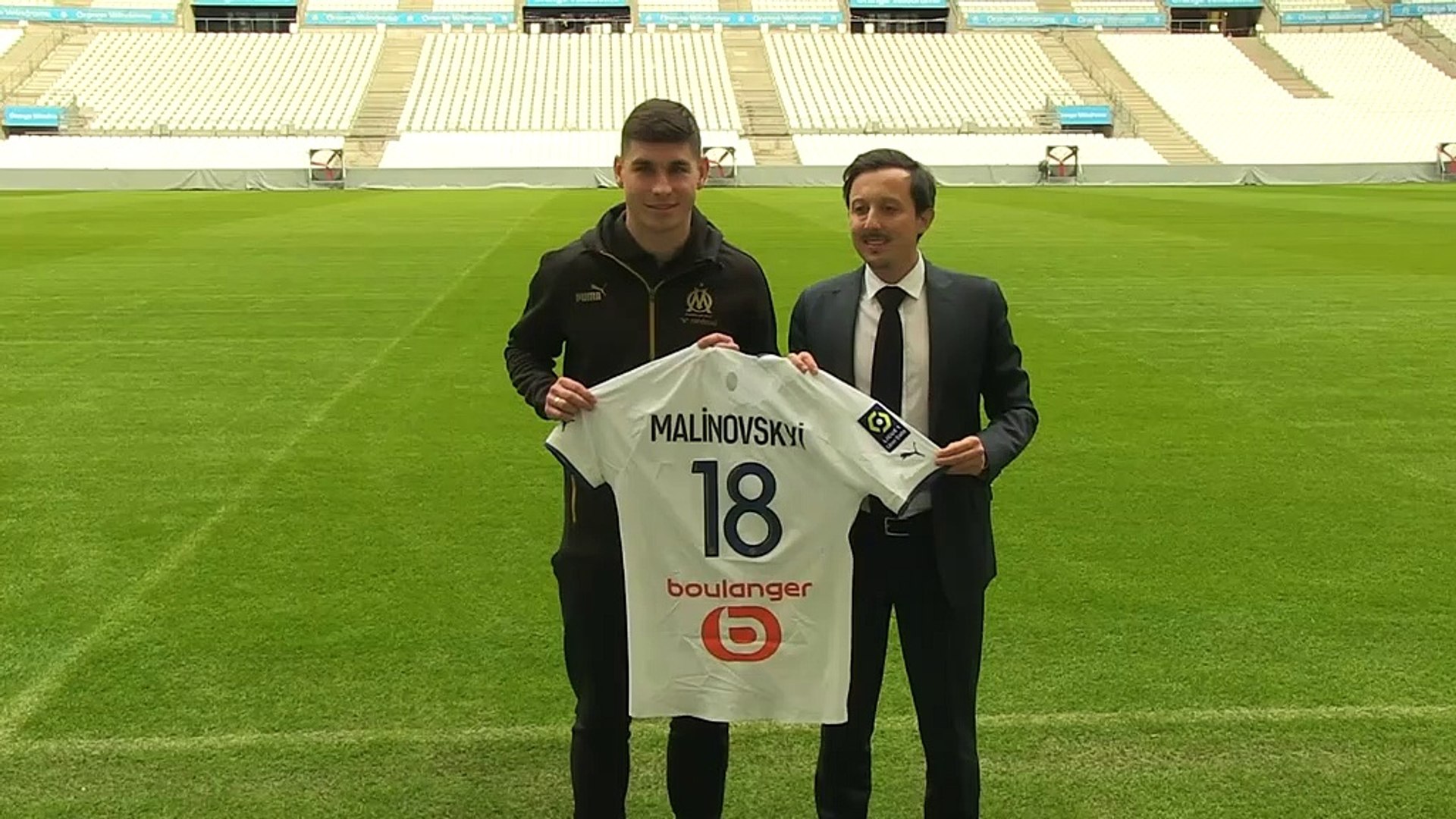 Marseille - Les premières images de Malinovsky au Vélodrome