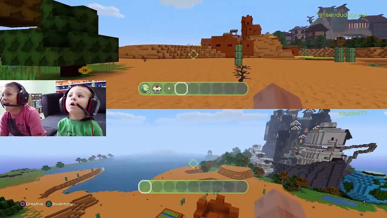 Mike & Chase play MINECRAFT PS4- Little Big Planet 3 World Exploration (FGTEEV Part 1 Gameplay ...