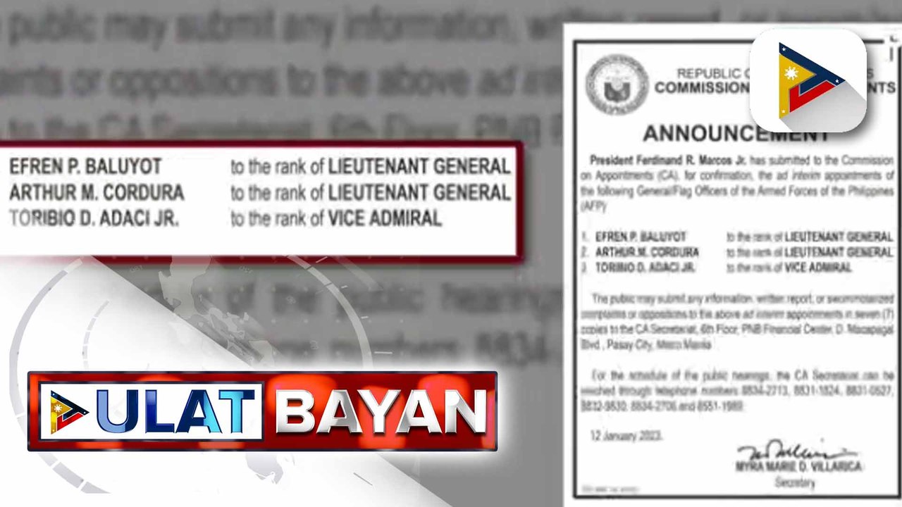 Pres. Ferdinand R. Marcos Jr., isinumite sa CA ang ad interim ...