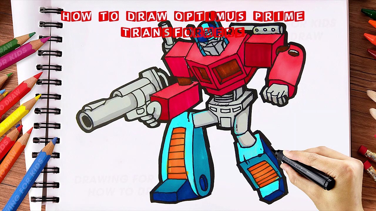 How to Draw Optimus Prime - video Dailymotion