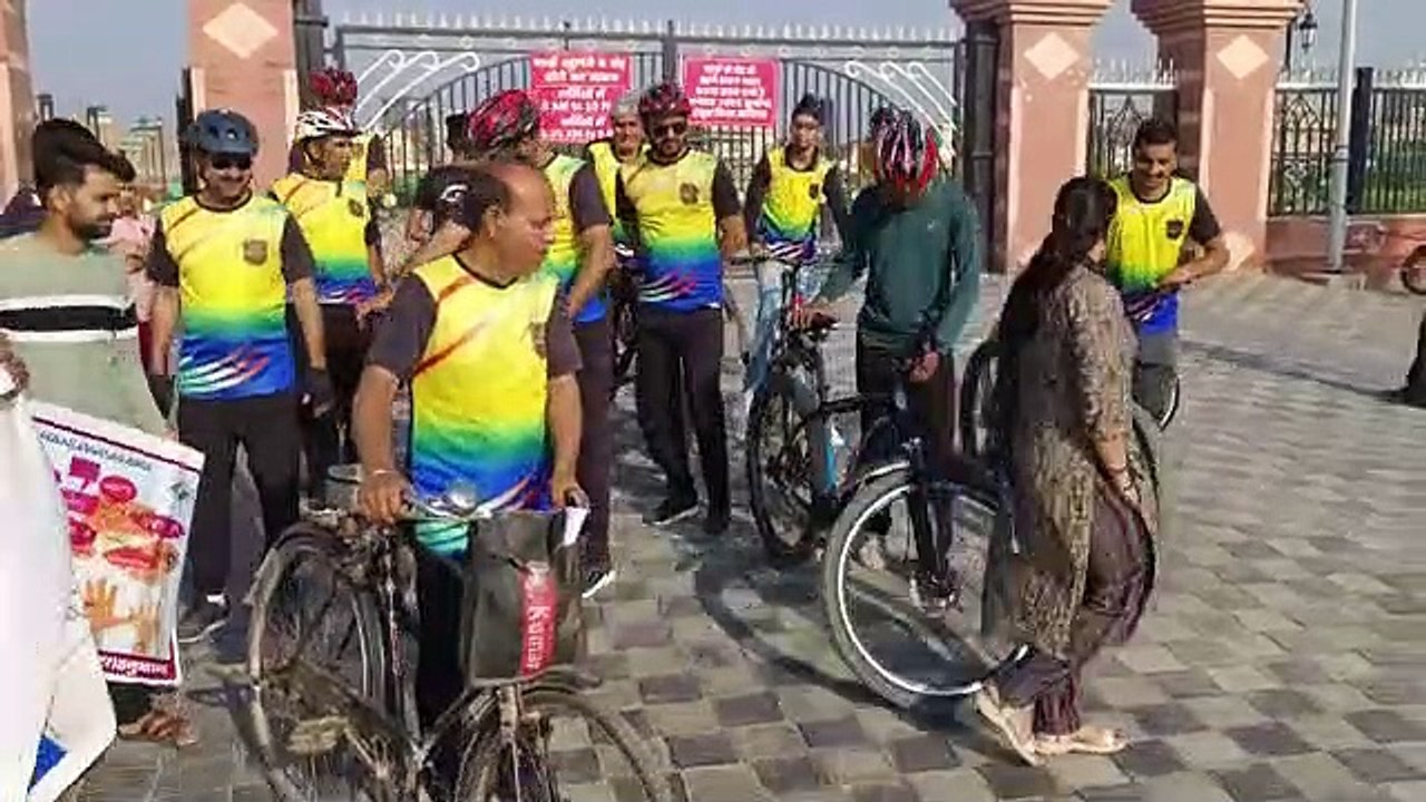 Organizing cycle rally to promote voting awareness and election ...