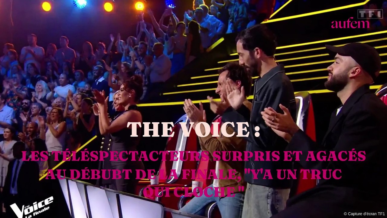 The Voice : les téléspectateurs surpris et agacés au début de la finale ...