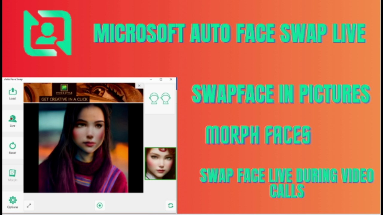 Microsoft Auto face swap For Swaping face During video calls Tutorial ...