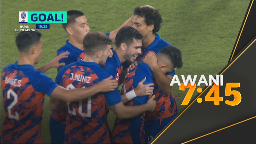 JDT di puncak, menang semua perlawanan separuh pertama musim | Astro Awani