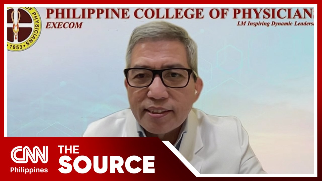 Philippine College of Physicians President Dr. Rontgene Solante | The ...