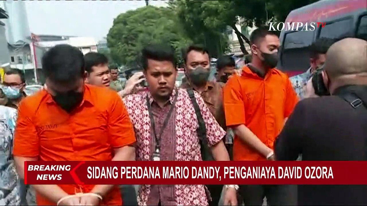 Mario Dandy Penganiaya David Ozora Jalani Sidang Perdana Secara Terbuka ...