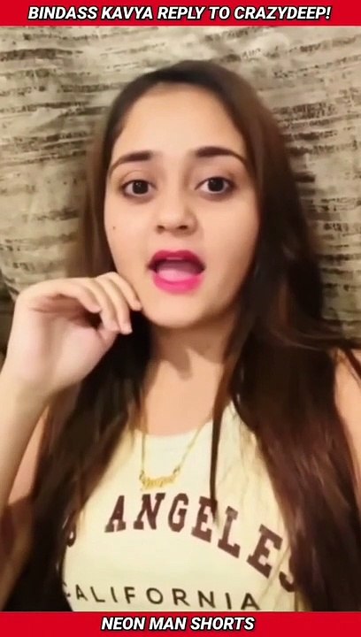 Bindass Kavya REPLY to CrazyDeep! | Bindass Kavya Vs CrazyDeep Controversy Shorts Facts #shorts ...