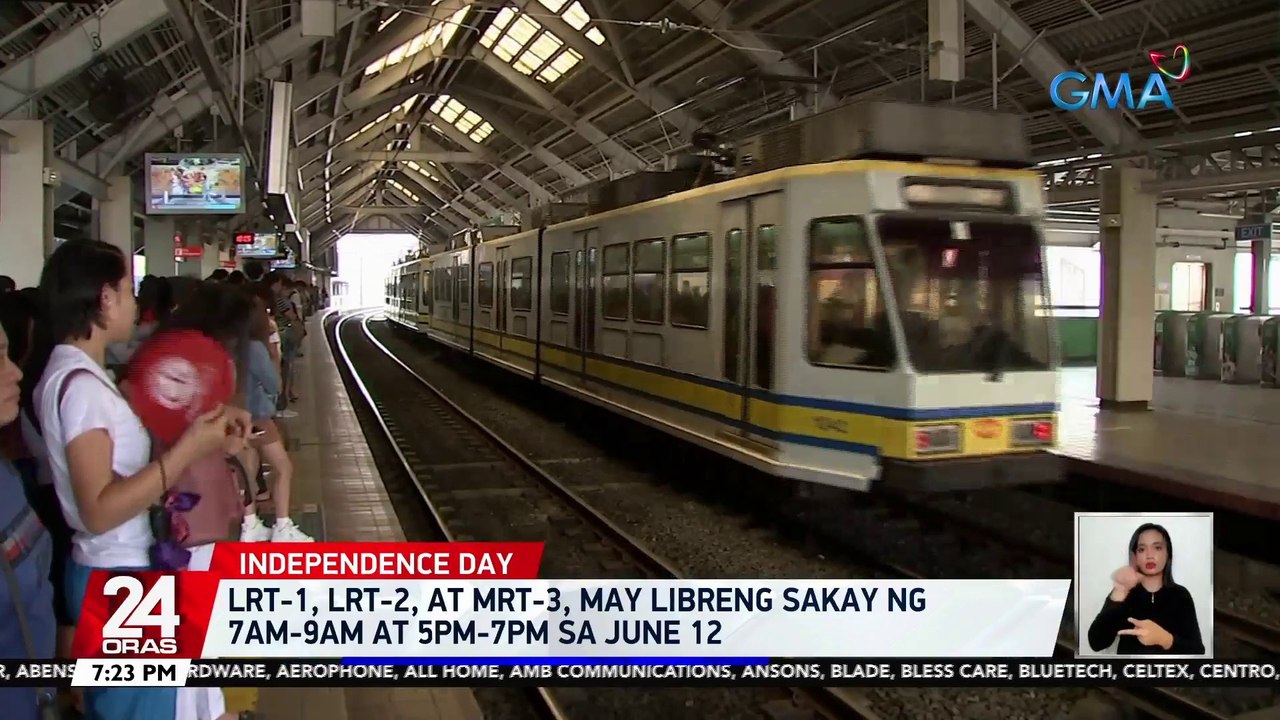 LRT-1, LRT-2, at MRT-3, may libreng sakay ng 7am-9am at 5pm-7pm sa June ...