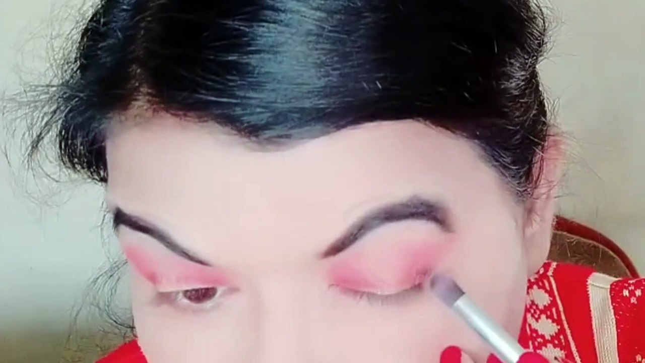 Glam party red makeup tutorial for beginners - video Dailymotion