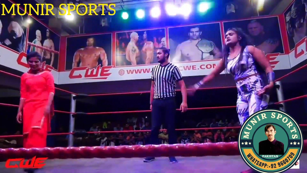 CWE|Arushi v/s Surmeet Kaur Diva's match.women Wrestling - video ...