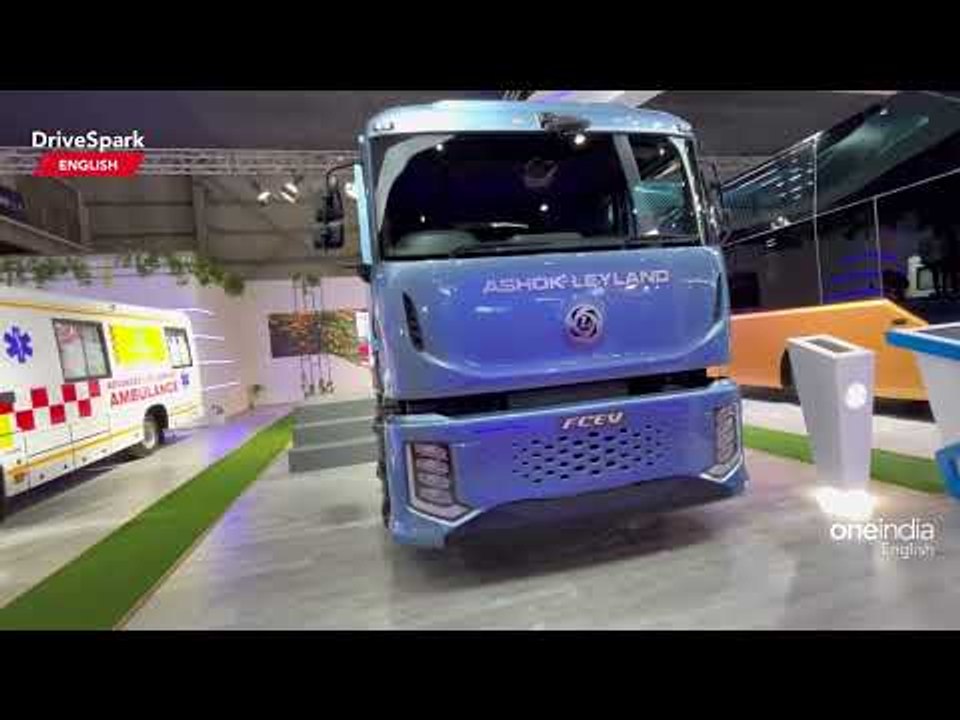 Auto Expo 2023: Ashok Leyland Hydrogen ICE Engine Truck| Punith ...