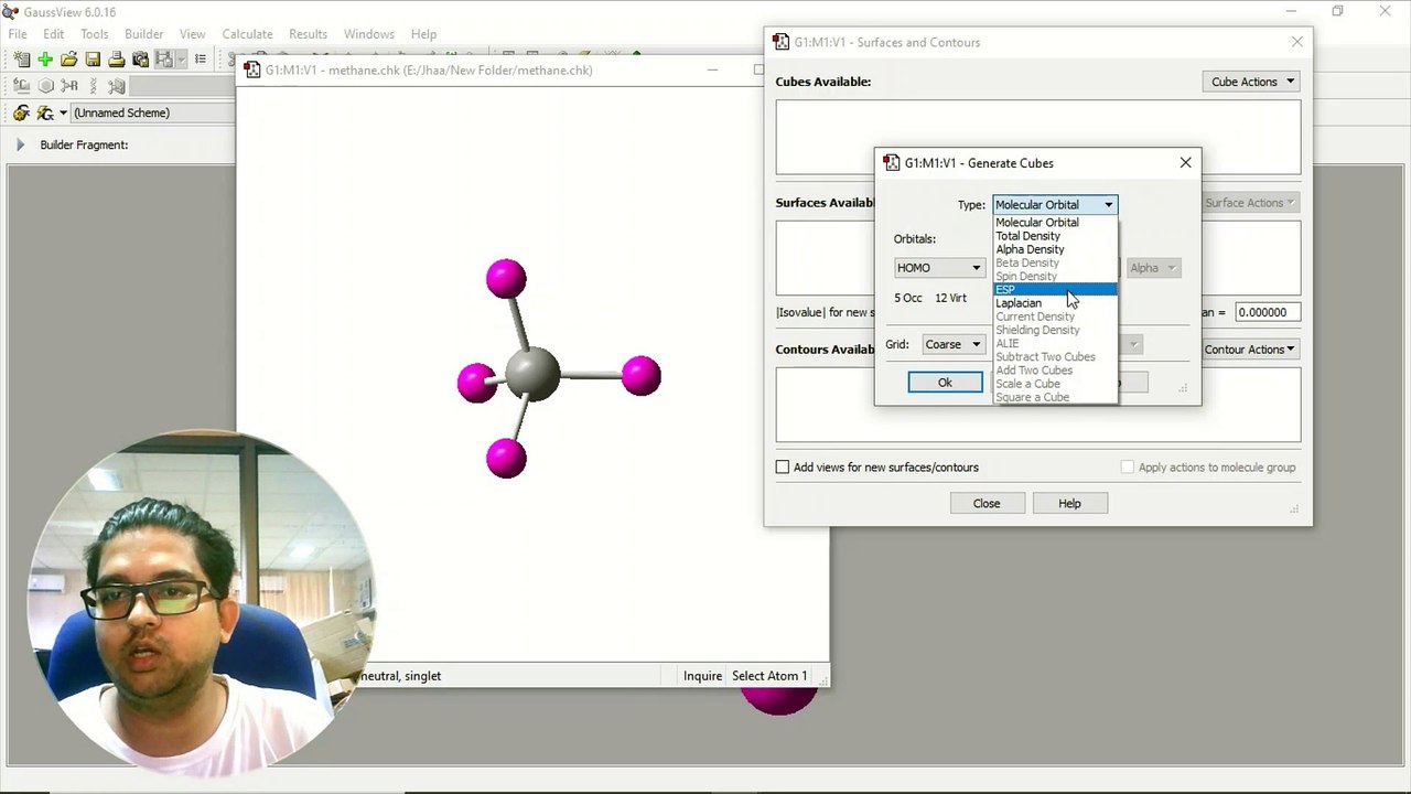 Electrostatic Potential (ESP) Surface Calculations and Analysis Using ...