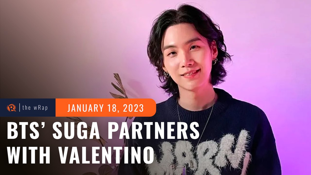 SUGA is Valentino’s new brand ambassador - video Dailymotion