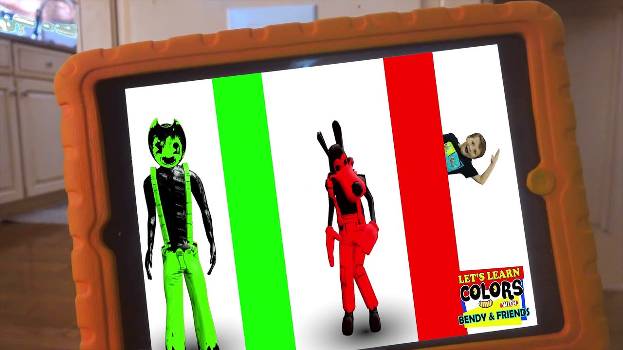 LEARN COLORS w_ BENDY & the INK MACHINE! FGTEEV BEST BATIM GAMEPLAY ...