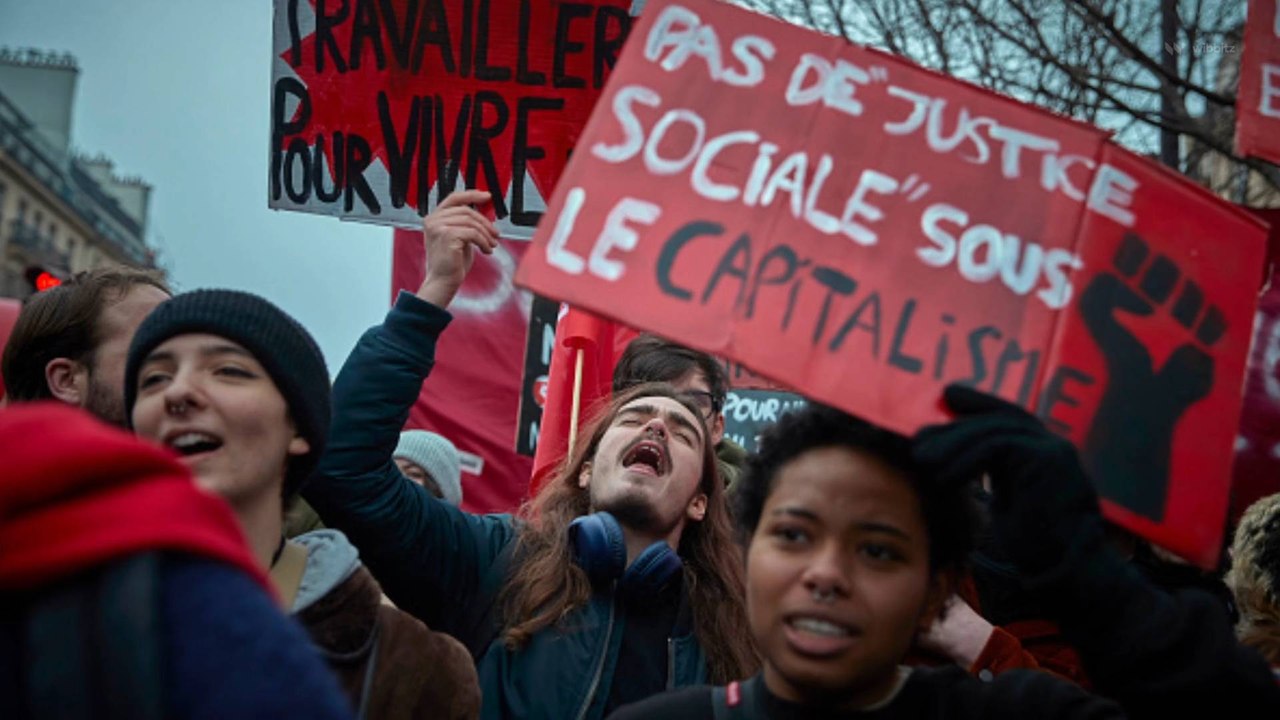 French Workers Strike and Protest Against Plans to Raise Retirement Age ...